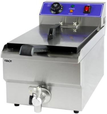 China Commercial Electric Fryer with Tap 10 Liter Stainless Steel Electric Fryer FMX-WE1254 for sale