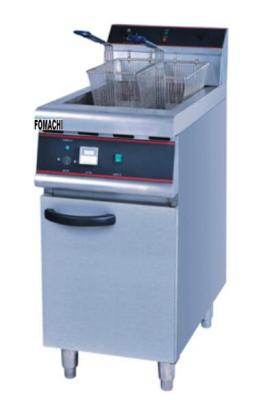 China Floor Stand Electric Fryer with Cabinet 30 Liter Stainless Steel Body High Efficient Electric Fryer FMX-WE279A for sale