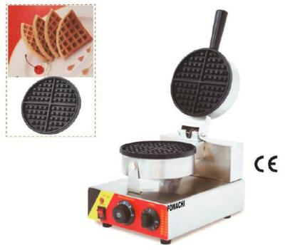 China Waffle Maker Counter Top Single Head Stainless Steel Body Non-stick Plate Electric Waffle Maker FMX-E5A for sale