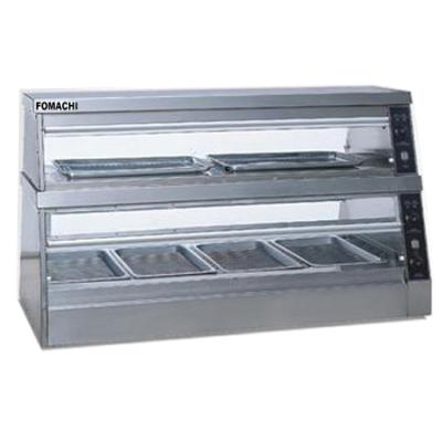 China Counter Top Food Warmer Display Showcase All Stainless Steel Body FMX-WE206A for sale