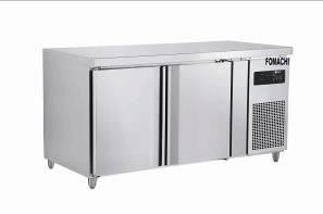 China Under Counter Refrigerated Benc Kitchen Refrigeration Stainless Steel Double Door Working Bench  FMX-BC290B for sale