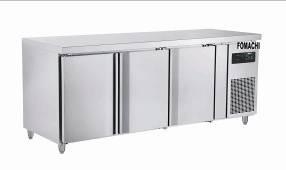 China Kitchen Refrigeration Stainless Steel Triple Door Refrigerated Working Bench  FMX-BC290C for sale