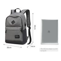 China 18.5L USB Waterproof Student School Backpack 30*14*44cm for sale