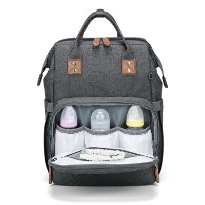 China 20L Nylon 600D Folding Diaper Bag Multifunctional Nappy Bag 1.4kg for sale