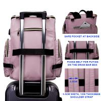 China Embroidered Diaper Bag Backpack With USB for sale