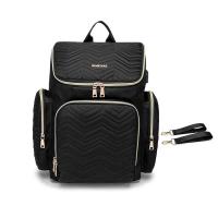 China Embroidered Diaper Bag Backpack With USB for sale