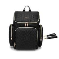 China Embroidered Diaper Bag Backpack With USB for sale