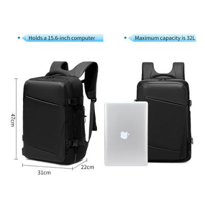 Cina 32L multifunzionale impermeabile 15,6 in zaino estensibile del computer portatile con USB in vendita