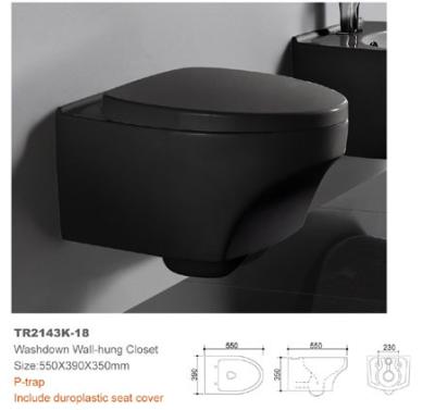 China TREND SANITARYWARE WALL HUNG TOILET RIMLESS TOILET CE APPROVAL ONE PC TOILET P TRAP TOILET S TRAP TOILET MANUFACTURER for sale