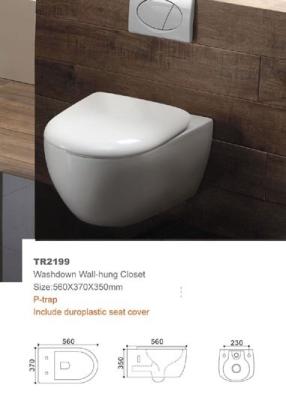 China China Perfect explanation of modern simplicity wall hung mounted toilet WC Pan 2018 for sale