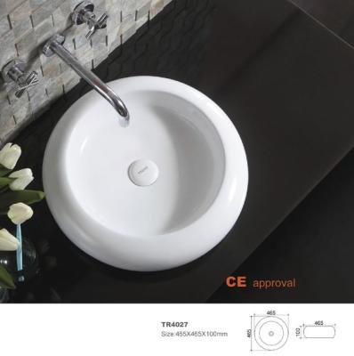 China Rectangular ceramic cabinet wash art basin white color coutertop lavabo no overflow hotel basin for sale