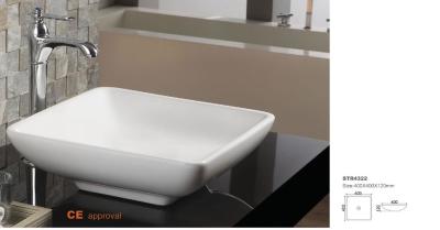 China regency art basin sanitary ware ceramic bathroom thin edge countertop hand wash bathroom sink for sale