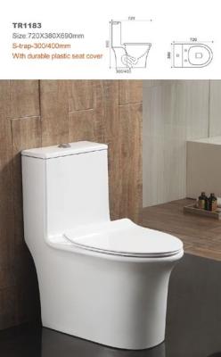 China China Siphonic one piece ceramic sanitary ware CUPC toilet bowl Nano glazed ivory colorful allowed made in Chaozhou for sale