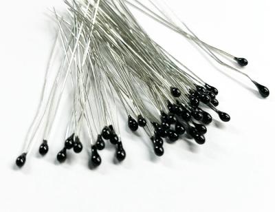 China Detecção dada forma pérola da temperatura do termistor da cola Epoxy com fio de ligação da liga à venda