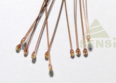 China Radial Glass Encapsulated NTC Thermistor For Temperature Minsing High Delicacy for sale