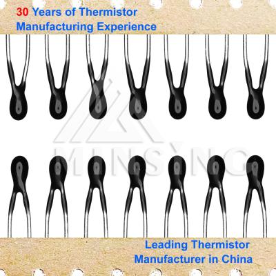 China Analog-Typ Präzisions-NTC-Thermistor mit Widerstandsbereich von 0,5 KΩ bis 2000 KΩ und thermischer Zeitkonstante ≤ 10 S for sale