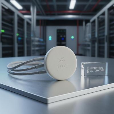 China Contact Precision NTC Thermistor 3 Percent Tolerance Ceramic Material Providing Temperature Sensing for Industrial Automation Systems for sale