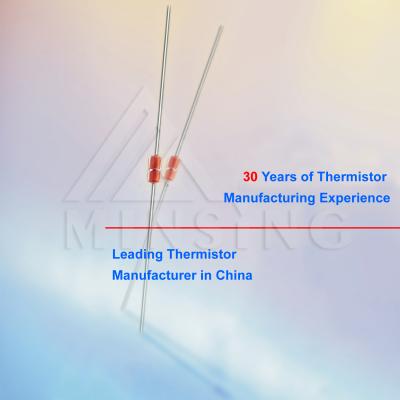 China Precision Glass-Encapsulated NTC Thermistors with Axial Leads for sale
