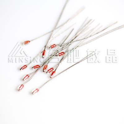 China Radial Glass-Encapsulated NTC Thermistor MF58 100KΩ B3950 High Sensitivity for Temperature Sensing for sale