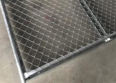 Cina 6ftx12ft hanno galvanizzato il pannello del recinto della maglia del collegamento a catena temporaneo con il supporto basso in vendita