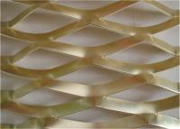 China Decorative Woven Expanded Aluminium Mesh Light Weight Facade Cladding for sale