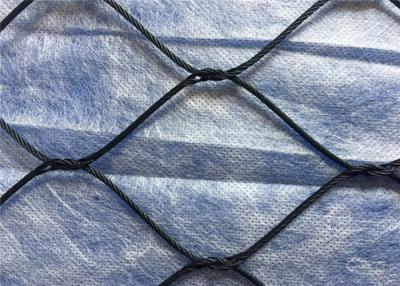 Cina Fletta morbidamente la rete metallica decorativa che recinta, PVC/maglia della corda tessuta nylon in vendita