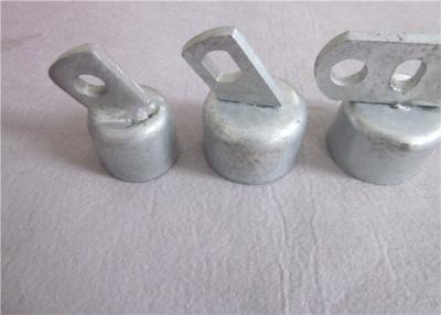 China Einfache Eckpfosten-Ausrüstung galvanisierte das Ende der Metallkettenglied-Zaun-Installations-2-3/8“ installieren zu verkaufen