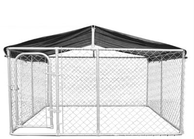 Cina 4 Ft X 5 Ft X canile del collegamento a catena galvanizzato 5 Ft con la struttura del PC in vendita