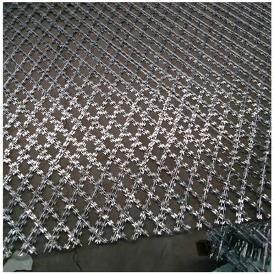 Cina rasoio Mesh Fence del foro BTO-22 del rombo di 150x300mm in vendita
