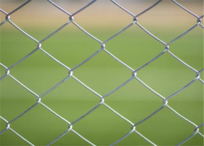 Cina 6ft Diamond Shape Galvanized Chain Link Mesh Fence For Farm in vendita