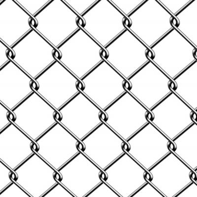 Cina Calibro della rete metallica di Zig Zag Shape del recinto del vinile di Diamond Pattern Chain Link Black 6 in vendita
