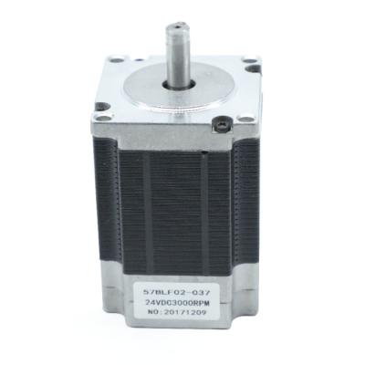 China 3Phase Nema 17 Brushless gelijkstroom-Motor 8Pole 10A 251W 0.8Nm 57mm 3000RPM 24V 36V Te koop