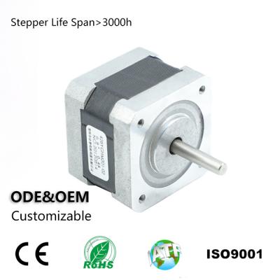 China Nema17 42BYGHM Series Hybrid Stepper Motor 42mm 11.2V 0.4A for sale