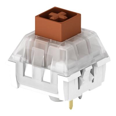 China Kailh Box Brown Switch Tactile Feeling White Switch On Mechanical Keyboard for sale