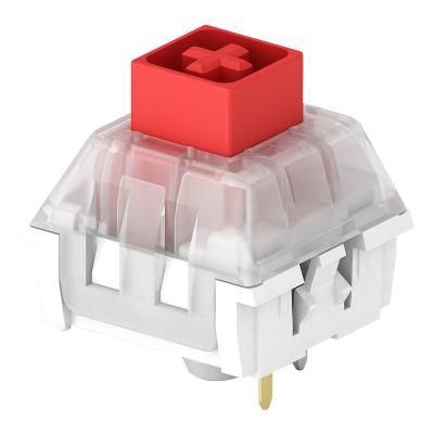 China Kailh Box Red Switch Linear Feeling White Switch On Mechanical Keyboard for sale