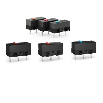 China Kailh No Lever Tiny Micro Switch 3 Pin Electrical Mini Micro Switch for sale