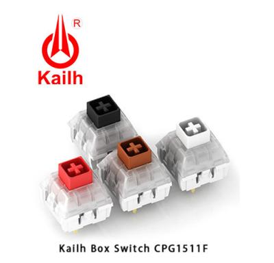 China Kailh Box Switch Clicky Feeling White Switch On Mechanical Keyboard for sale