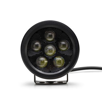 China Round 18W led work lights for tractors vehicle auto light 4x4 HCW-L18295 7D for sale