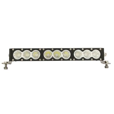 China led light bar offroad single row 10W CREE LED PC lens DHCB-L90SDC for sale