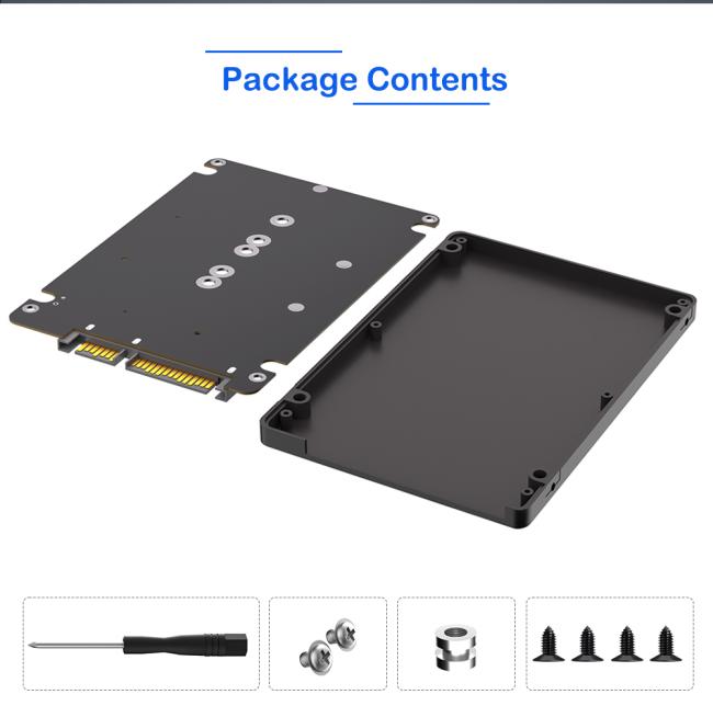 M.2 SSD to SATA3 enclosure with multiple SSDs