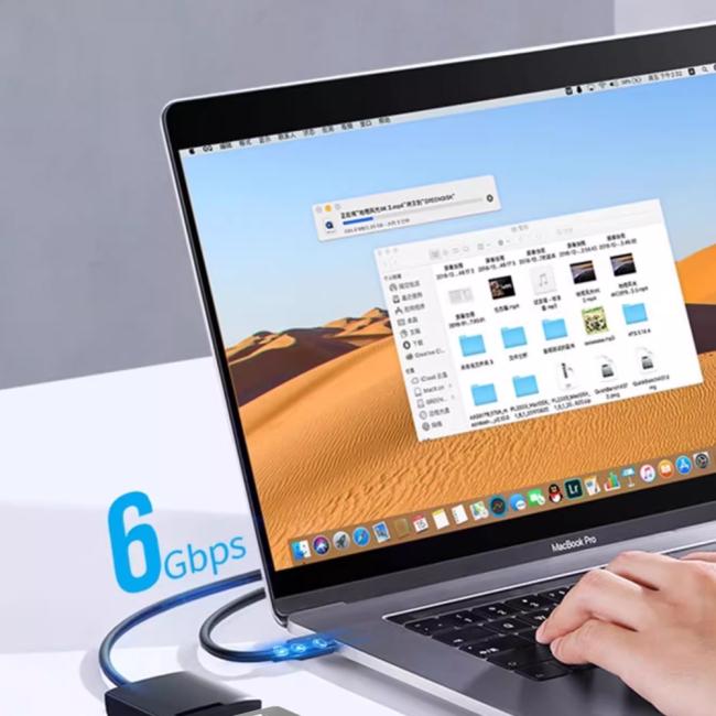 M.2 to SATA adapter top view