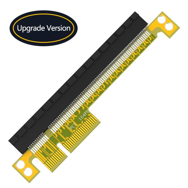 PCI-E 4X to 16X Graphics Adapter Card front view