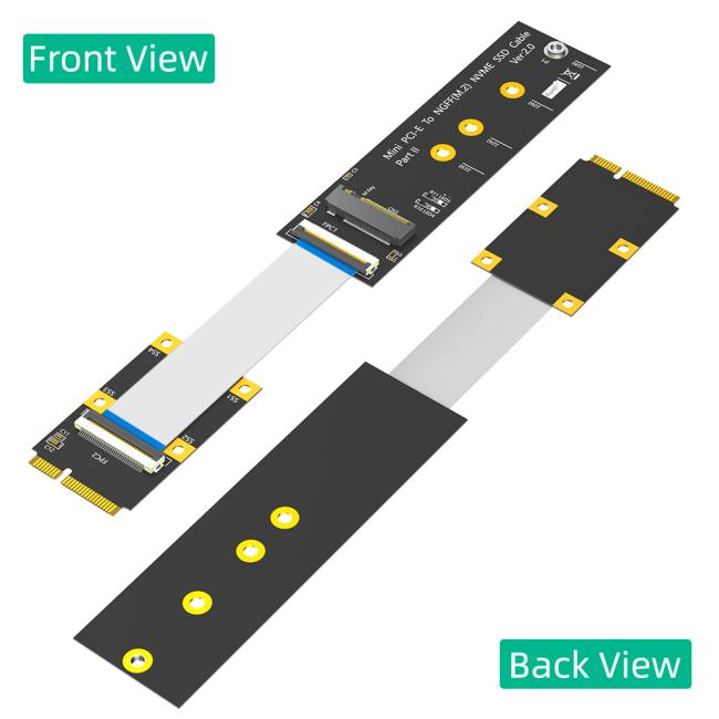 M.2 to Mini PCI-e Adapter side view