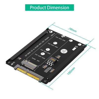 Китай M.2 NGFF ключ M SSD к SFF-8639 U.2 адаптер с рамкой продается