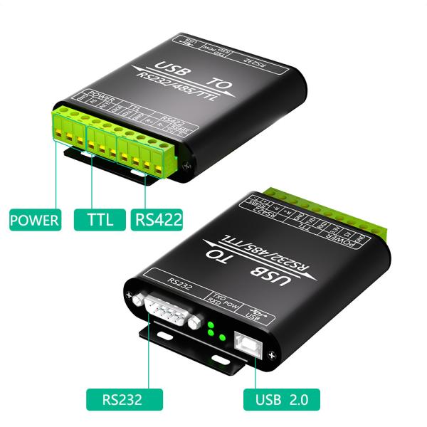 Adattatore di conversione USB-RS232/485/422/TTL con chip CP2102