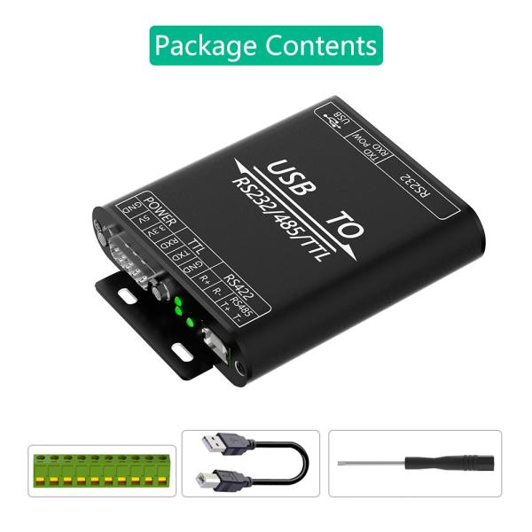 Adattatore di conversione USB-RS232/485/422/TTL con chip CP2102