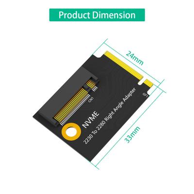 Chine Mini pCI-E à M.2 NVME M Adaptateur de mise à niveau de NGFF à vendre