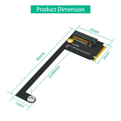 China NVME M-Key M.2 PCIE 4.0 Adapter 2230 bis 2280 SSD Festplattenerweiterung zu verkaufen