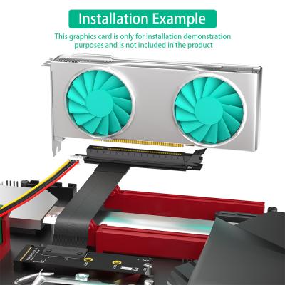 Chine M.2 NGFF Clé M à PCI-E Riser Cable Express Extender 16x carte graphique carte d'adaptateur à vendre