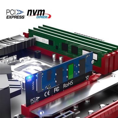 China NVMe Adapter M.2 PCIe SSD to PCI-e x4 / x8 / x16 Converter Card for M.2 (M Key) NVMe SSD 2280/2260/2242/2230 for sale